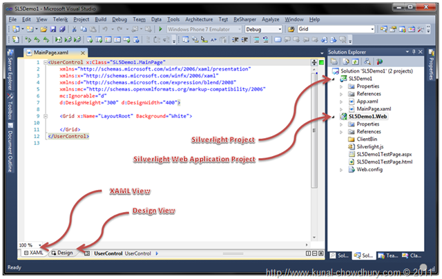 How to create a Silverlight 5 Project? | Kunal Chowdhury